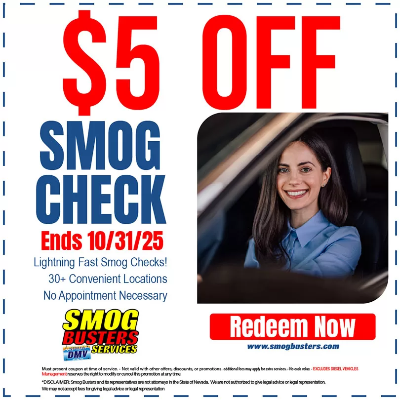 smog check coupon - Smog Busters